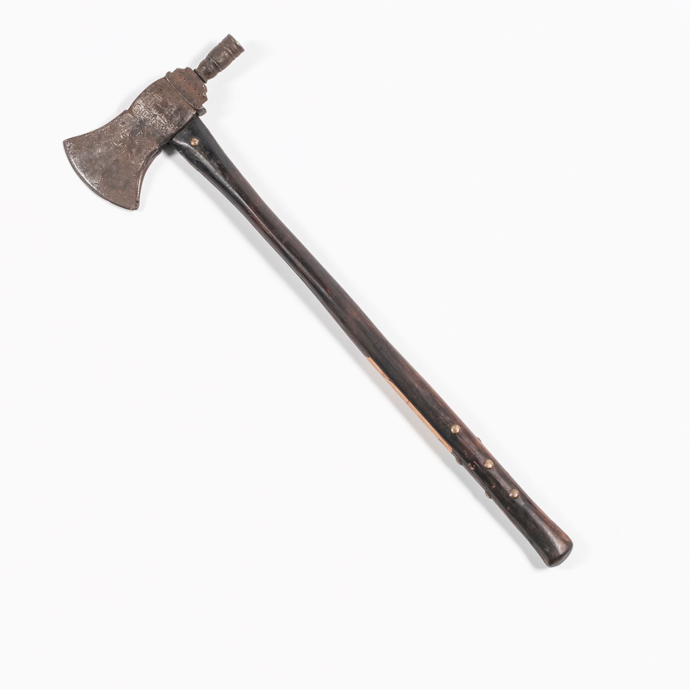 Bonhams Skinner : 18th Century Hammer Poll Tomahawk