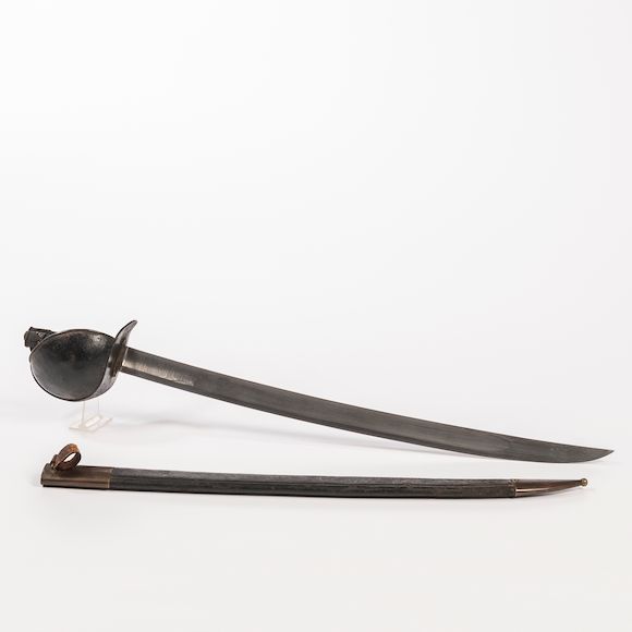 Bonhams Skinner : French Model 1811 Naval Cutlass and Scabbard