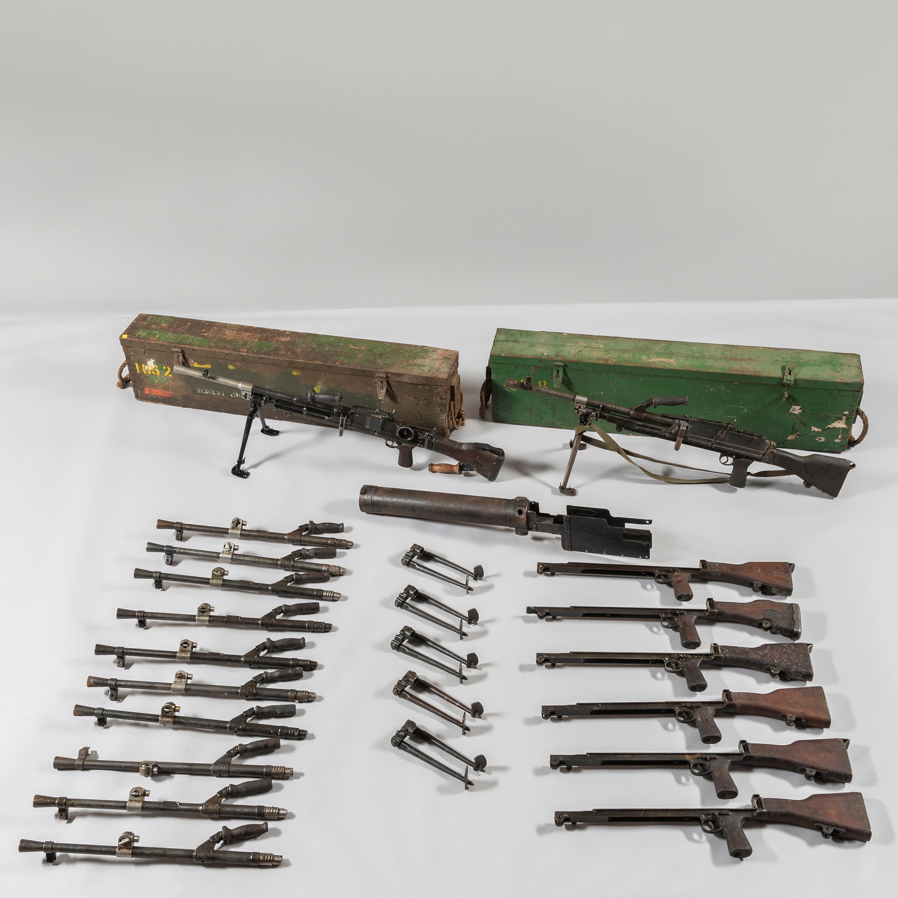 Bonhams Skinner : Group of Machine Gun Parts