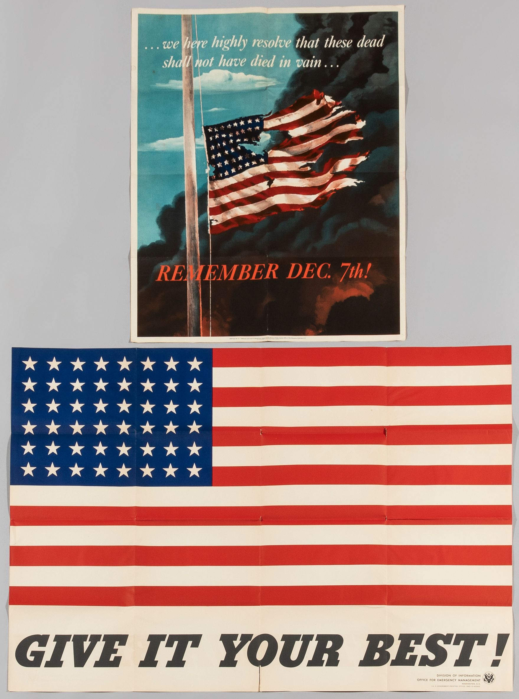 Bonhams Skinner : Two Word War II Posters