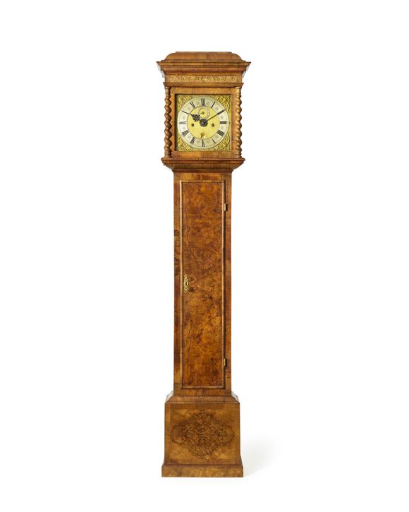 Bonhams : A SECOND QUARTER 18TH CENTURY MONTH GOING LONGCASE CLOCK WITH DAY / DATE CALENDAR AND ...