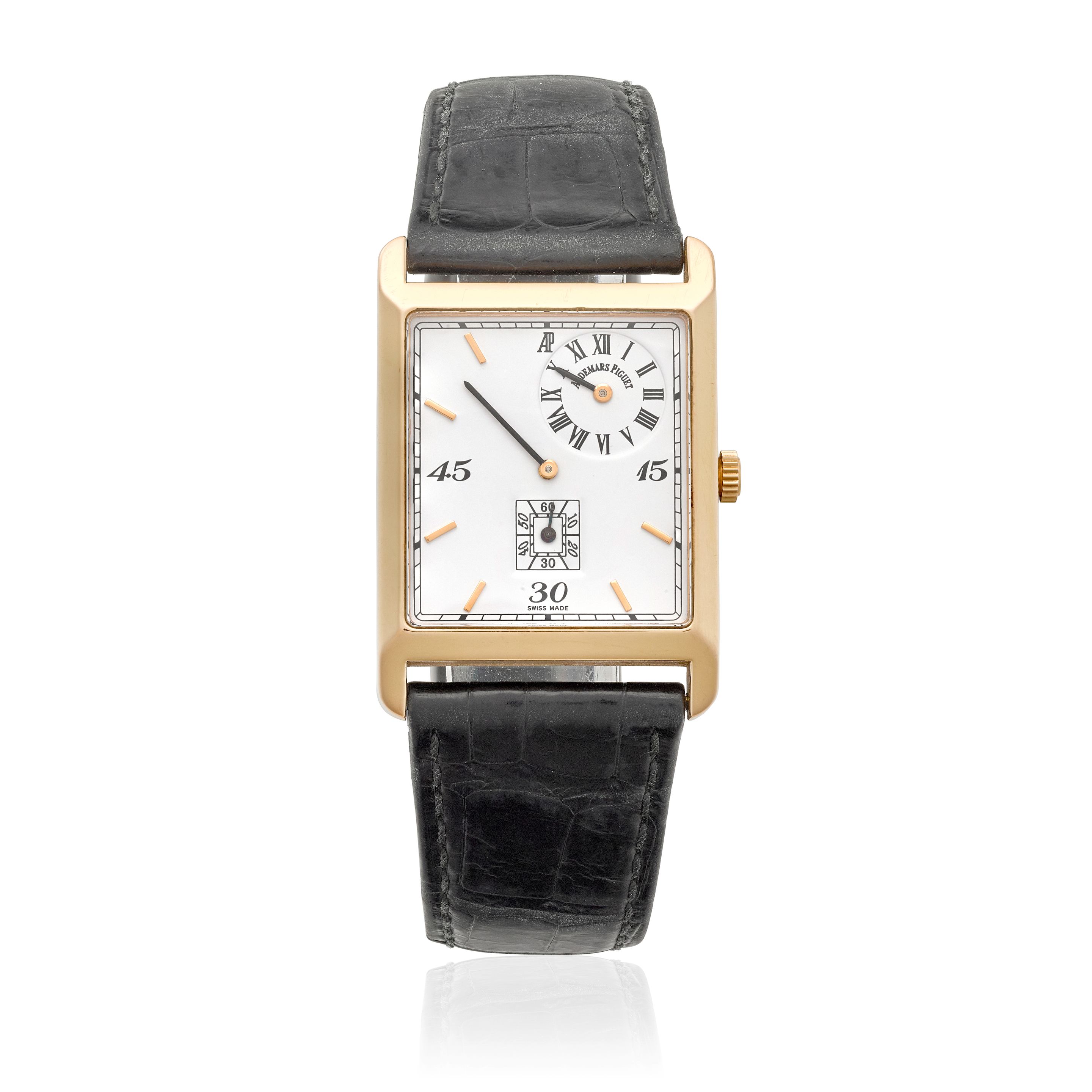 Bonhams : AUDEMARS PIGUET. AN 18K GOLD MANUWAL WIND REGULATOR ...
