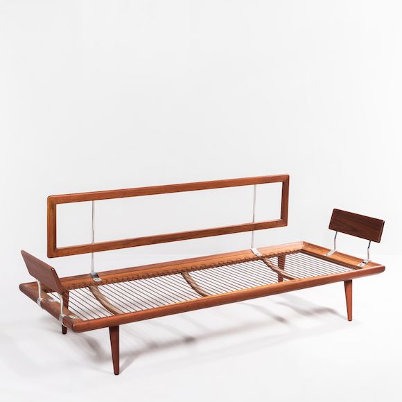 Bonhams Skinner : Mid-century Modern Sofa Frame, c. 1960, teak and ...