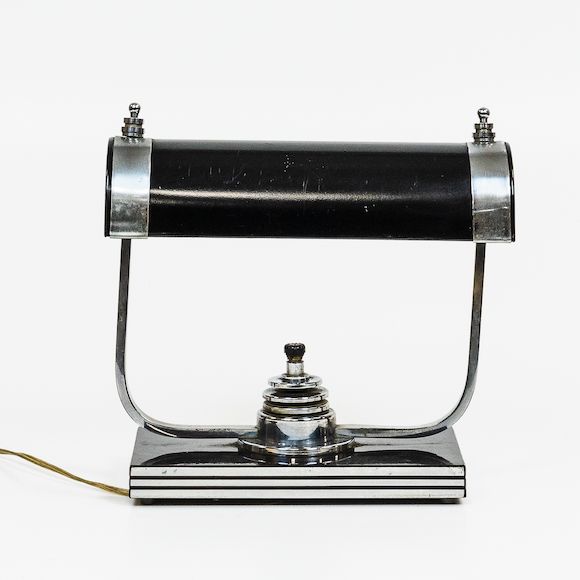 Bonhams Skinner : Markel Art Deco Desk Lamp United States, c. 1930 ...