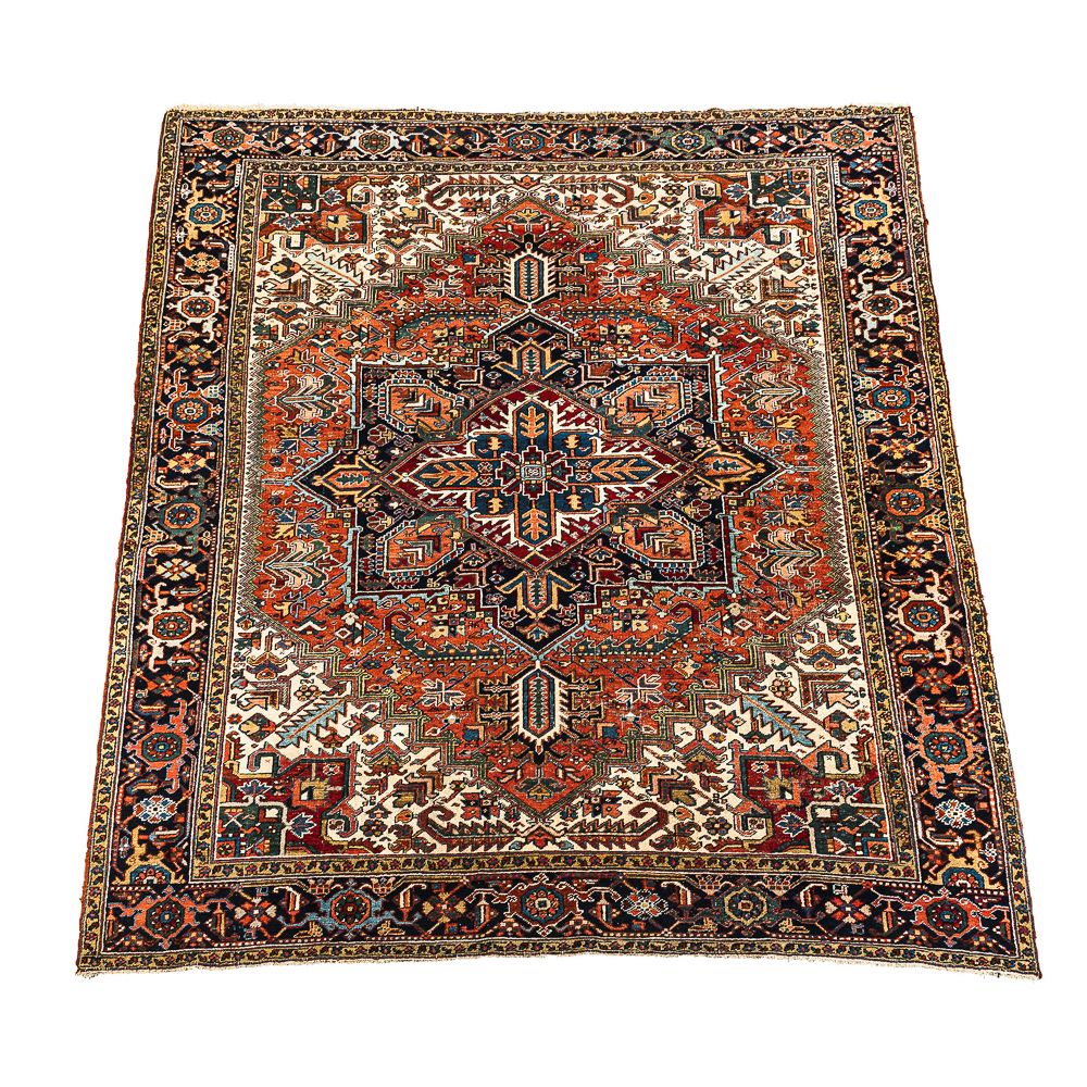Bonhams Skinner : Heriz Carpet Iran 9 ft. x 11 ft. 6 in.