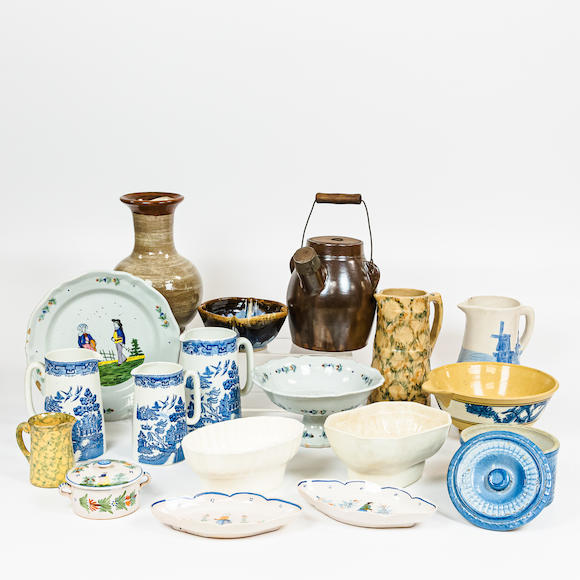 Bonhams Skinner Group Of Assorted Ceramic Items