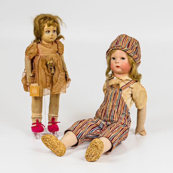 Bonhams Skinner : Two Collectible European Dolls