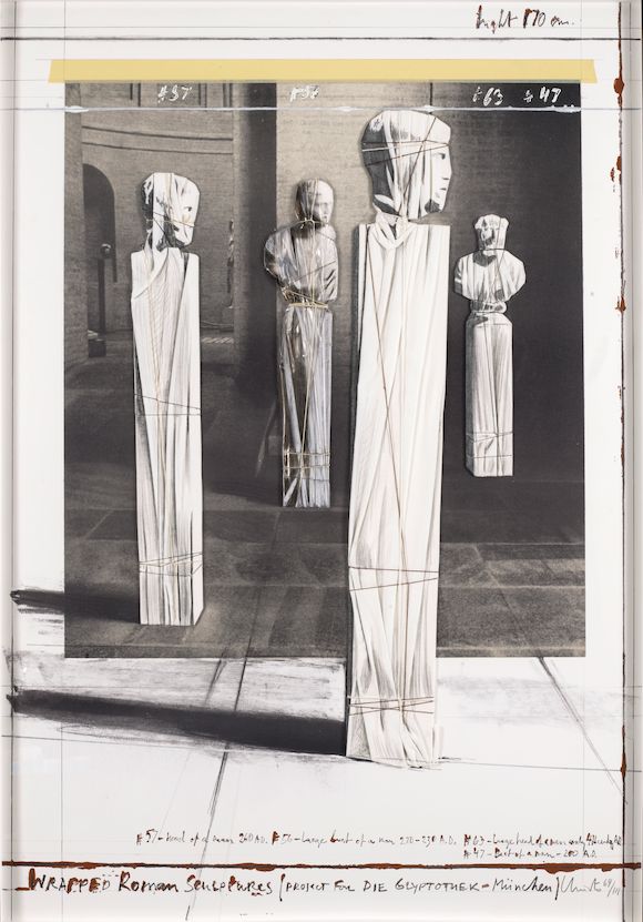 Bonhams : Christo & Jeanne-Claude (1935-2020; 1935-2009); Wrapped Roman ...