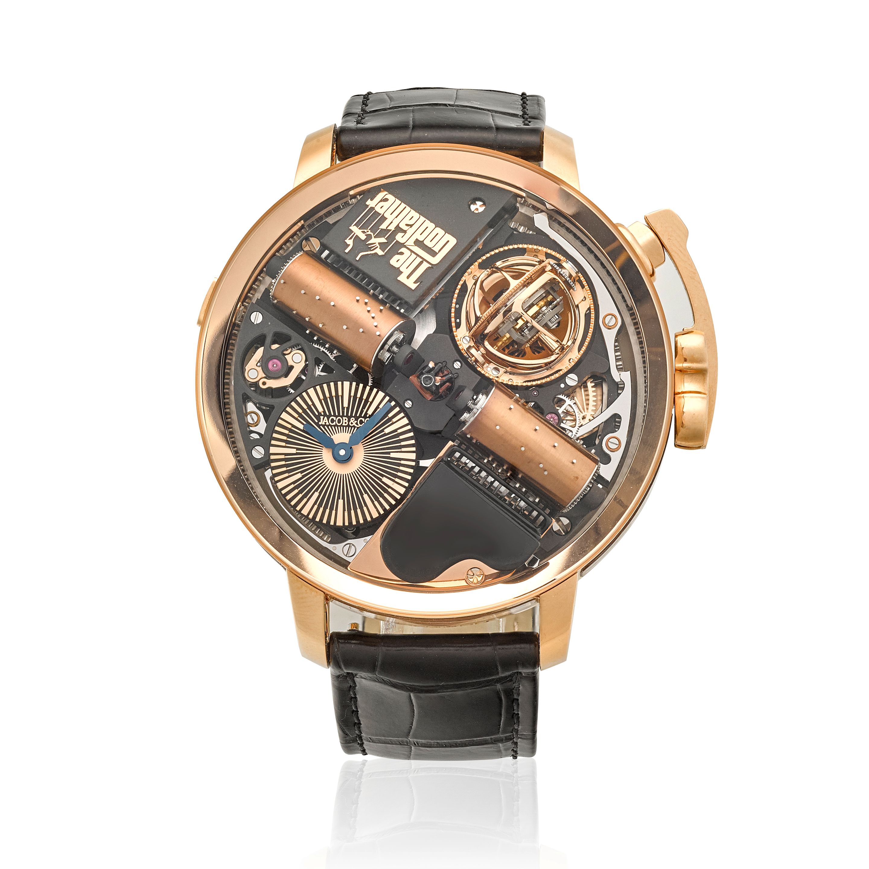 Bonhams : JACOB & CO. AN EXCEPTIONAL LIMITED EDITION 18K ROSE GOLD ...