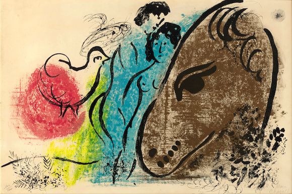 Bonhams : Marc Chagall (1887-1985); Le cheval brun;