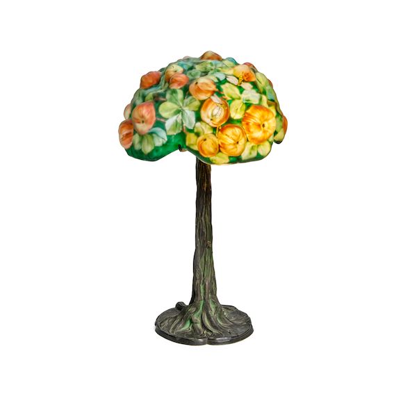 Bonhams : PAIRPOINT (1900-1970) Puffy Apple Tree Table Lampcirca ...