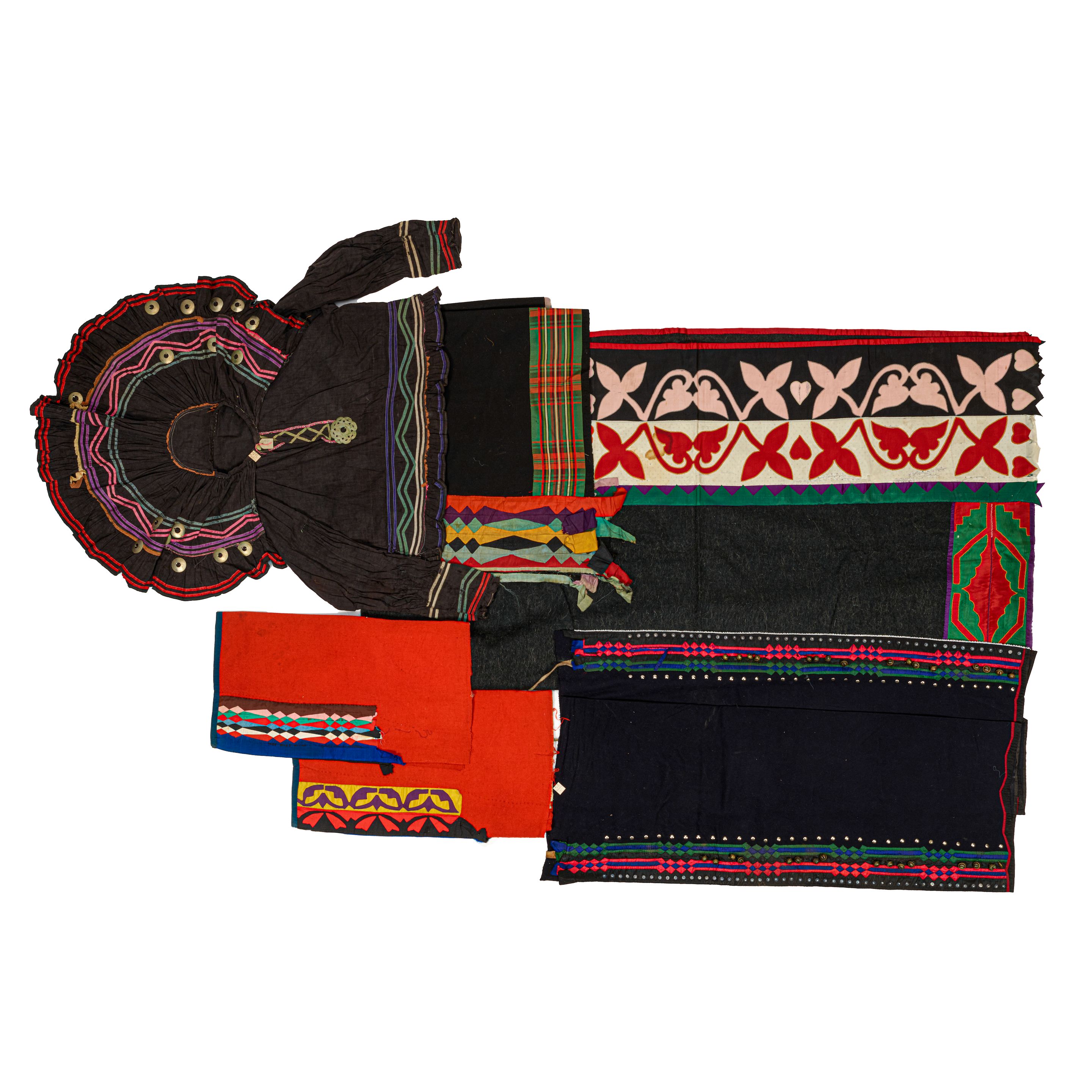 Bonhams : A collection of Neshnabé (Potawatomi) applique ribbonwork and ...