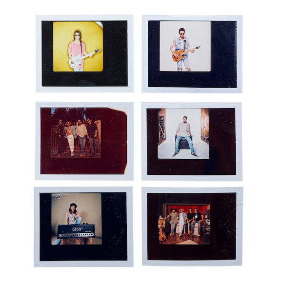 Bonhams : A COLLECTION OF 34 VAN HALEN TEST POLAROIDS BY WILLIAM HAMES ...