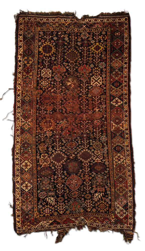 Bonhams Skinner : Luri Rug Iran 4 ft. 4 i.n x 9 ft. 3 in.