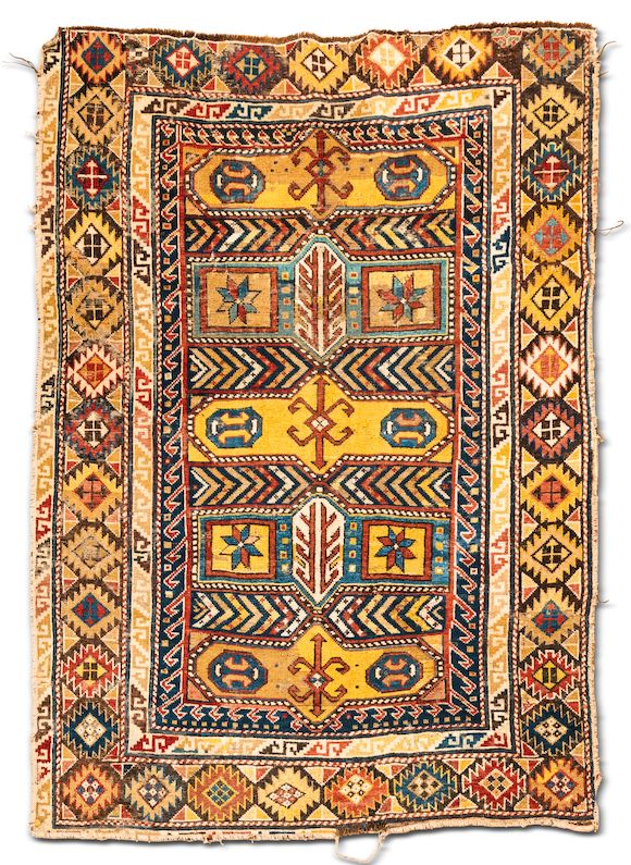 Bonhams Skinner : Shirvan Rug Caucasus 3 ft. 3 in. x 4 ft. 2 in.