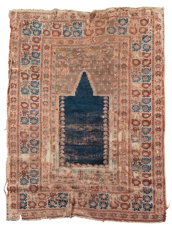 Bonhams Skinner : West Anatolian Payer Rug 4 ft. 5 in. x 5 ft. 7 in.