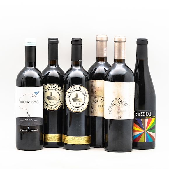 Bonhams Skinner : Mixed European Red Wines, 6 bottles