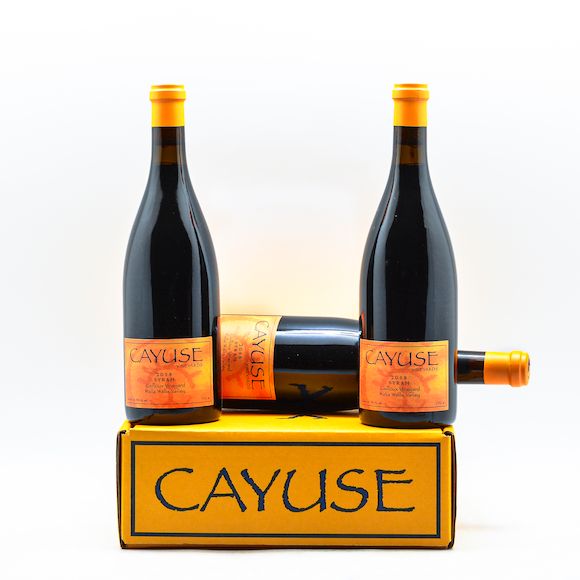 Bonhams Skinner : Cayuse Syrah Cailloux Vineyard 2018, 3 bottles