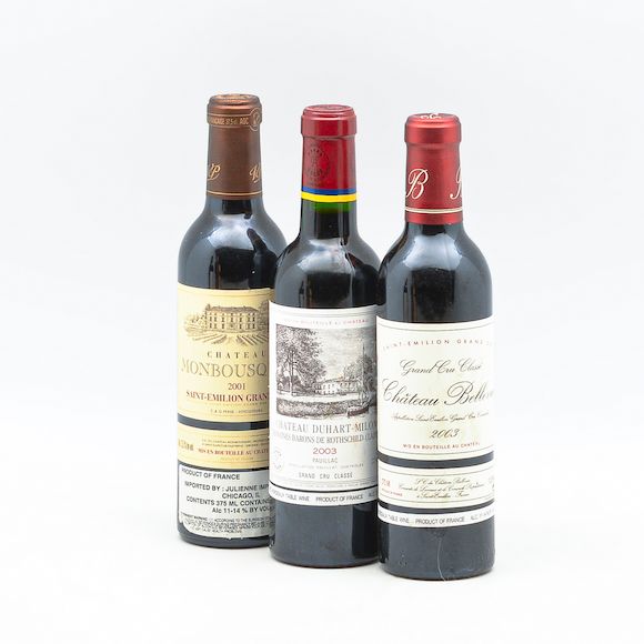 Bonhams Skinner : Mixed Bordeaux, 3 bottles