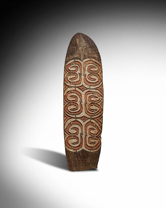 Bonhams : Asmat Shield, Citak Region, Western Papua New Guinea