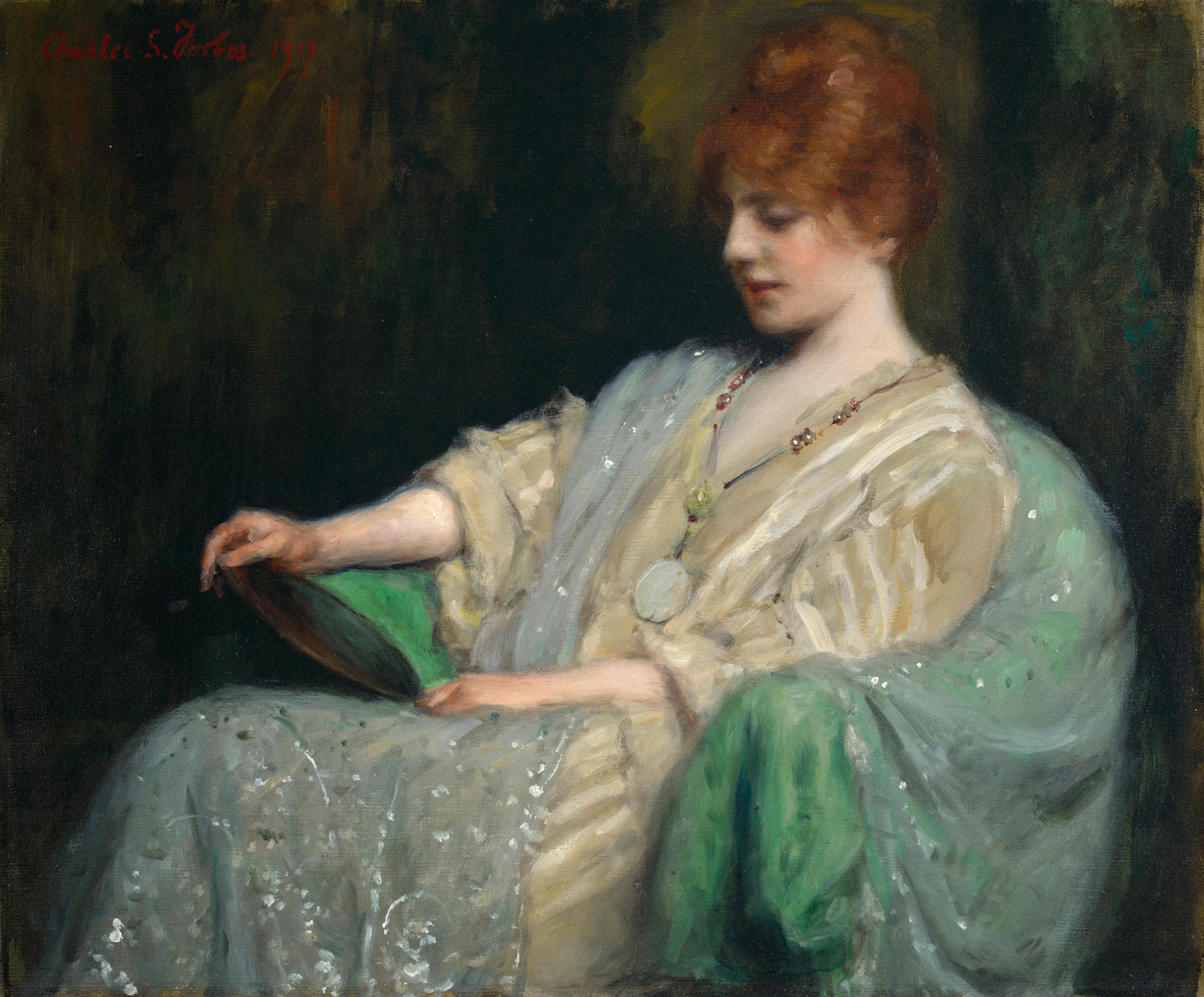 Bonhams : Charles Stuart Forbes (1856-1926) Élégante Assise (Seated ...