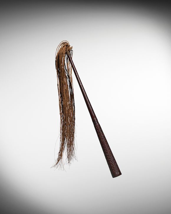 Bonhams : Fine and Rare Fly Whisk, Austral Islands