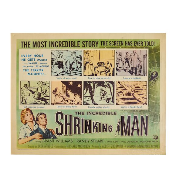 Bonhams : COLLECTION OF 5 HALF-SHEET SCI-FI CREATURES AND CREEPS MOVIE ...