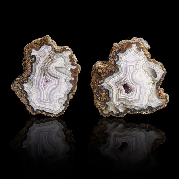 Bonhams : Lavender Laguna Agate "Split"