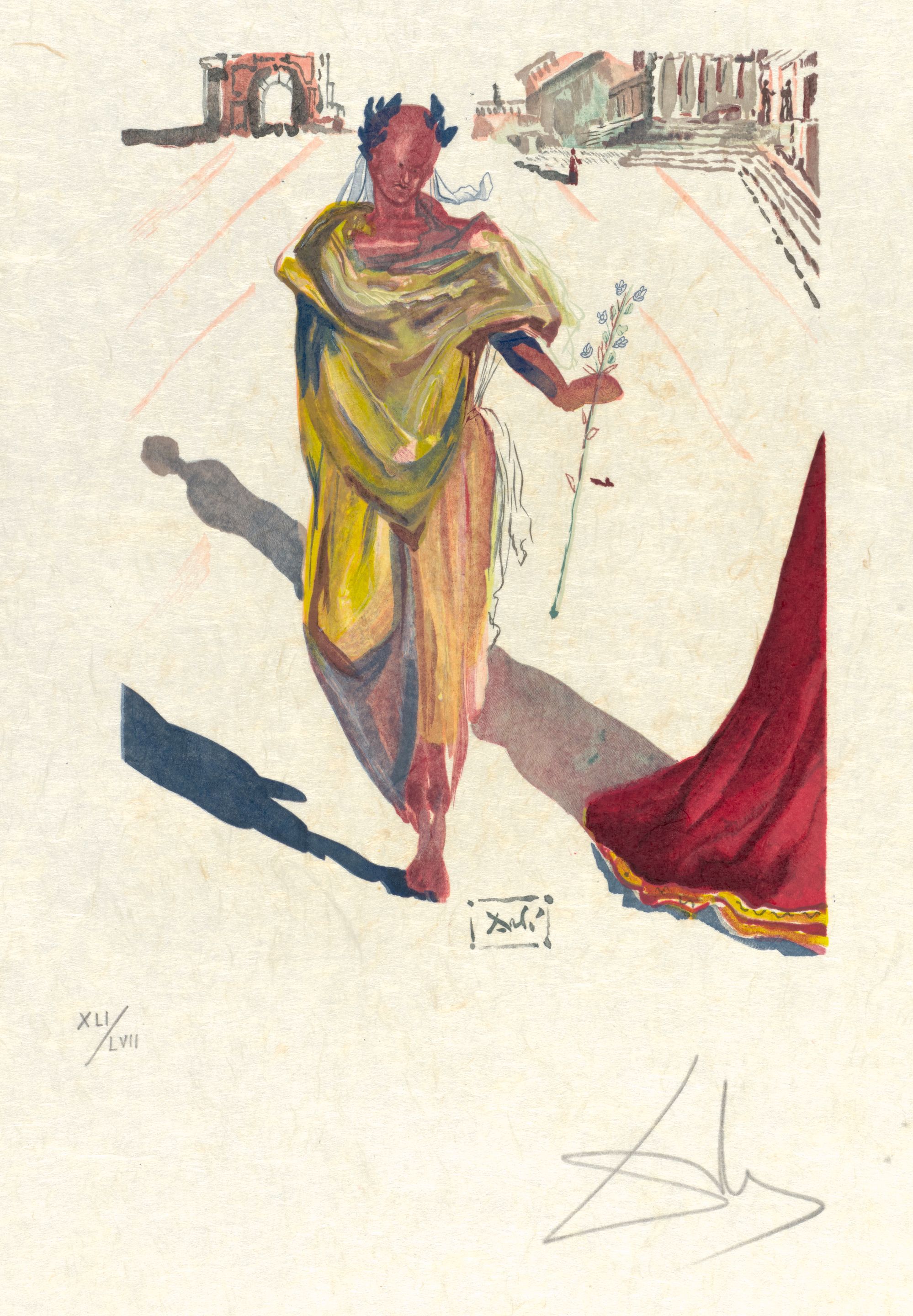 Bonhams : Salvador Dalí (1904-1989); Apollon, from L'art d'aimer d'Ovide