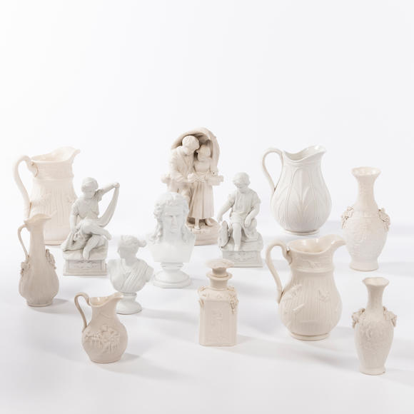 Bonhams Skinner Thirteen Pieces Of Pariani Stoneware