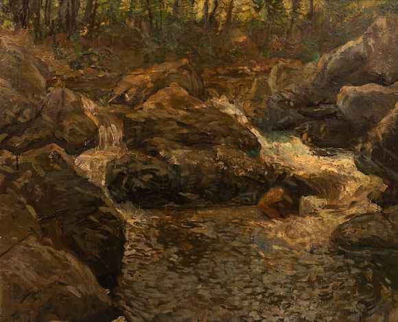 Bonhams Skinner : Attributed to Philip Adams (American, b. 1881) Forest ...
