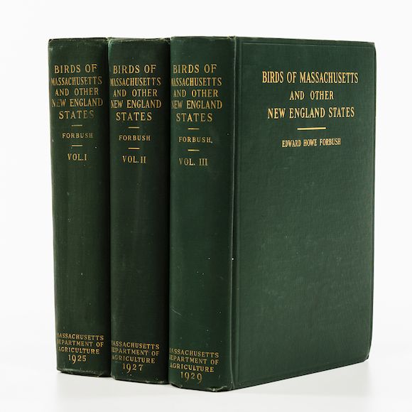 Bonhams Skinner : FORBUSH, EDWARD HOWE. 1858-1929. Birds of ...