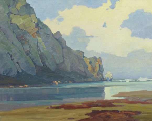 Bonhams : Aaron Edward Kilpatrick (1872-1953) Home of the Sea Birds 24 ...