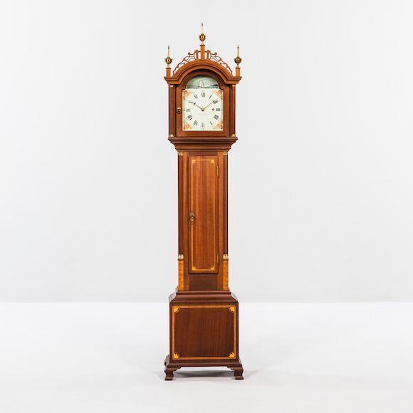 Bonhams Skinner : Elmer O. Stennes Inlaid Mahogany, "Rocking Ship ...