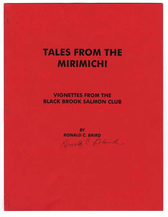 Bonhams Skinner : Black Brook Salmon Club. Baird, Ronald C. Tales from ...