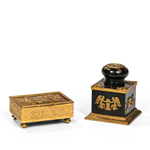 Bonhams Skinner Two Neoclassical Desk Items
