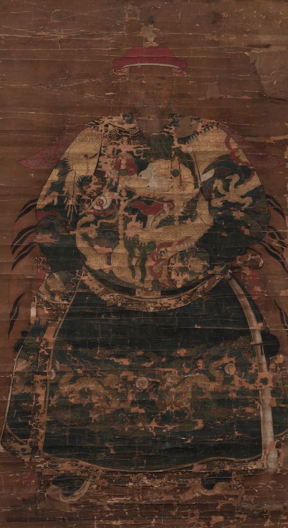 Bonhams Skinner : Hanging Scroll Portrait of a Noble Man