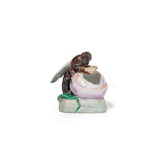 Bonhams : CHARLES DICKENS' CHINA INKWELL FEATURING A BEE READING, FROM ...