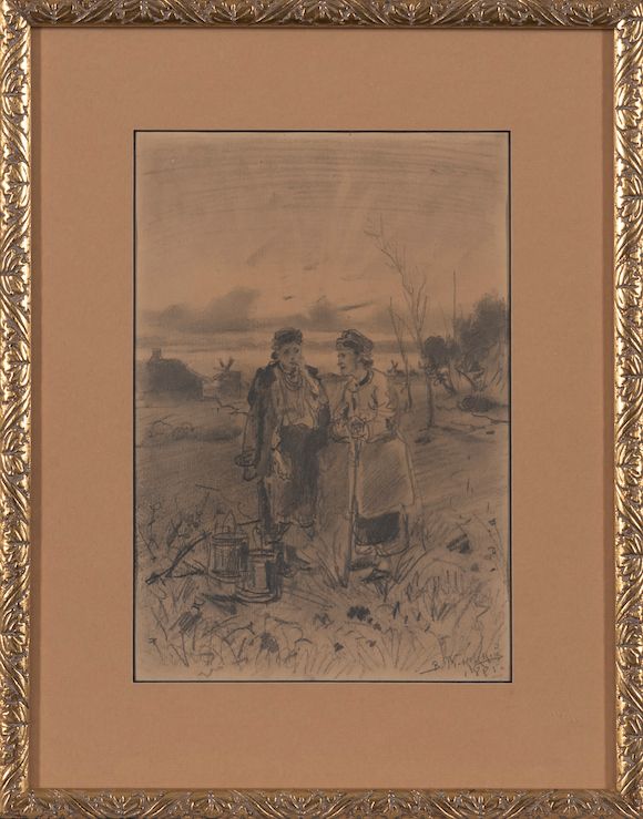 Bonhams Skinner : Vladimir Egorovich Makovsky (Russian, 1846-1920)Two ...