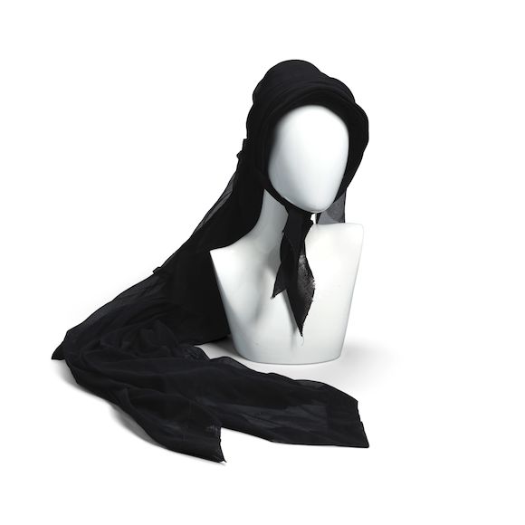Bonhams : A MOURNING BONNET FROM GONE WITH THE WIND WORN BY BOTH OLIVIA ...