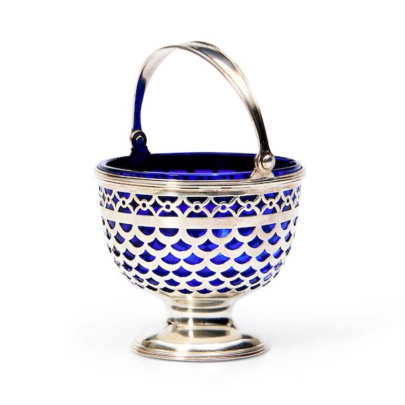 Bonhams Skinner : Tiffany & Co. Sterling Silver Sugar Basket
