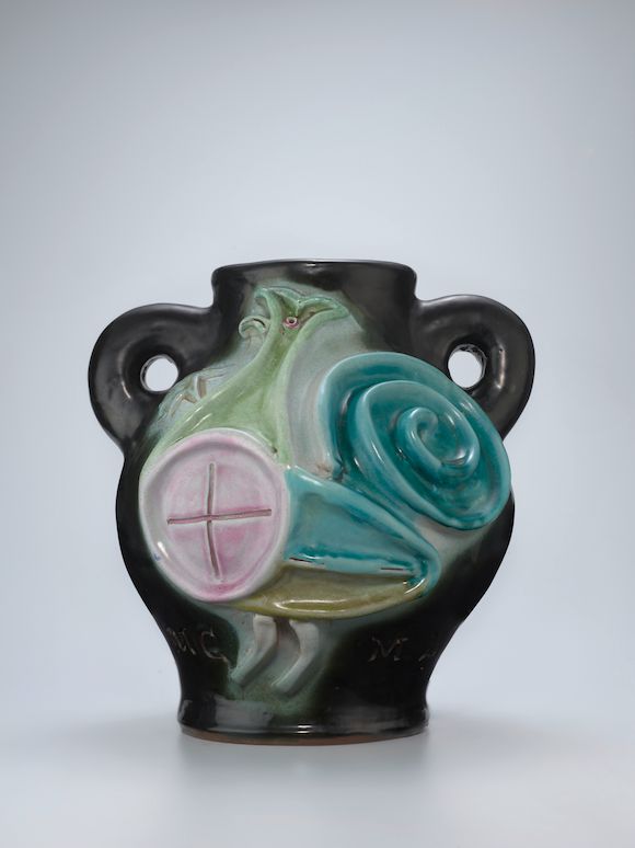 Bonhams : GEORGES JOUVE (1910-1964) Important 'Coq' Vasecirca ...