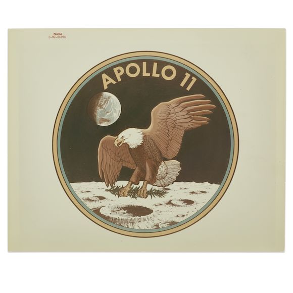 Bonhams : APOLLO 11: OFFICIAL MISSION EMBLEM Chromogenic color ...