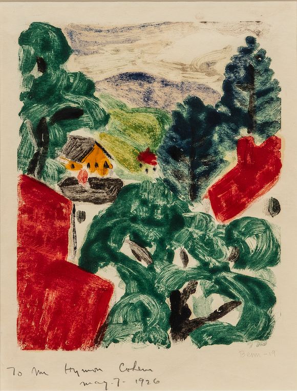 Bonhams Skinner : Ben Benn (Russian/American, 1884-1983) signed 'Benn ...