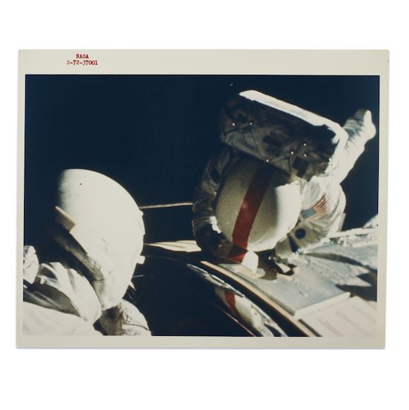 Bonhams : APOLLO 16: KEN MATTINGLY DEEP SPACE EVA Chromogenic color ...