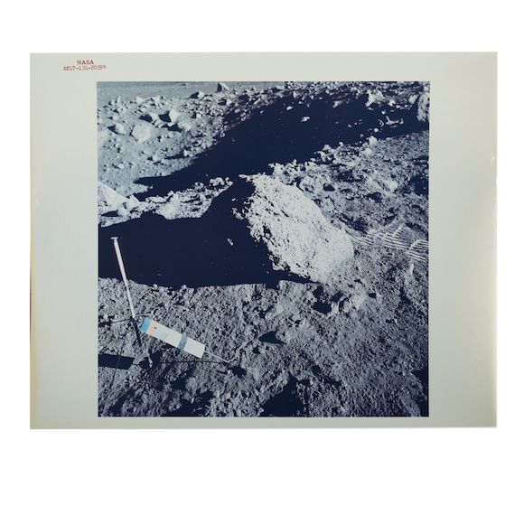 Bonhams : APOLLO 17 LUNAR EVA CERNAN, GENE & HARRISON SCHMITT. 13 ...