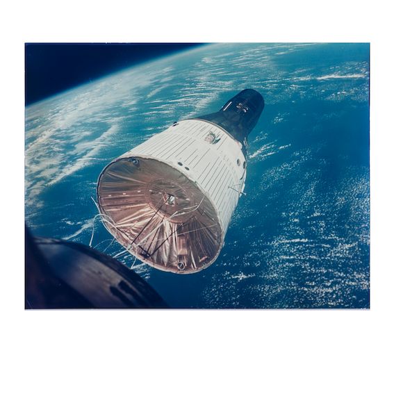 Bonhams : FIRST SPACE RENDEZVOUS IN LARGE FORMAT SCHIRRA, WALTER or ...