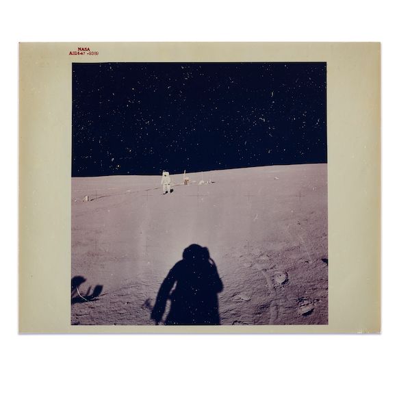 Bonhams : APOLLO 14 EVA Group of 3 photographs, all by ALAN SHEPARD
