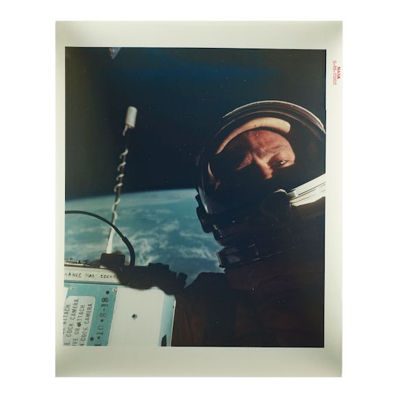 Bonhams : BUZZ ALDRIN TAKES THE FIRST SPACE SELFIE ALDRIN, BUZZ ...