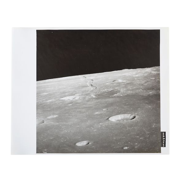 Bonhams : OBLIQUE VIEWS OF ARIADAEUS CRATER & RIMA ARIADAEUS; SEA OF ...